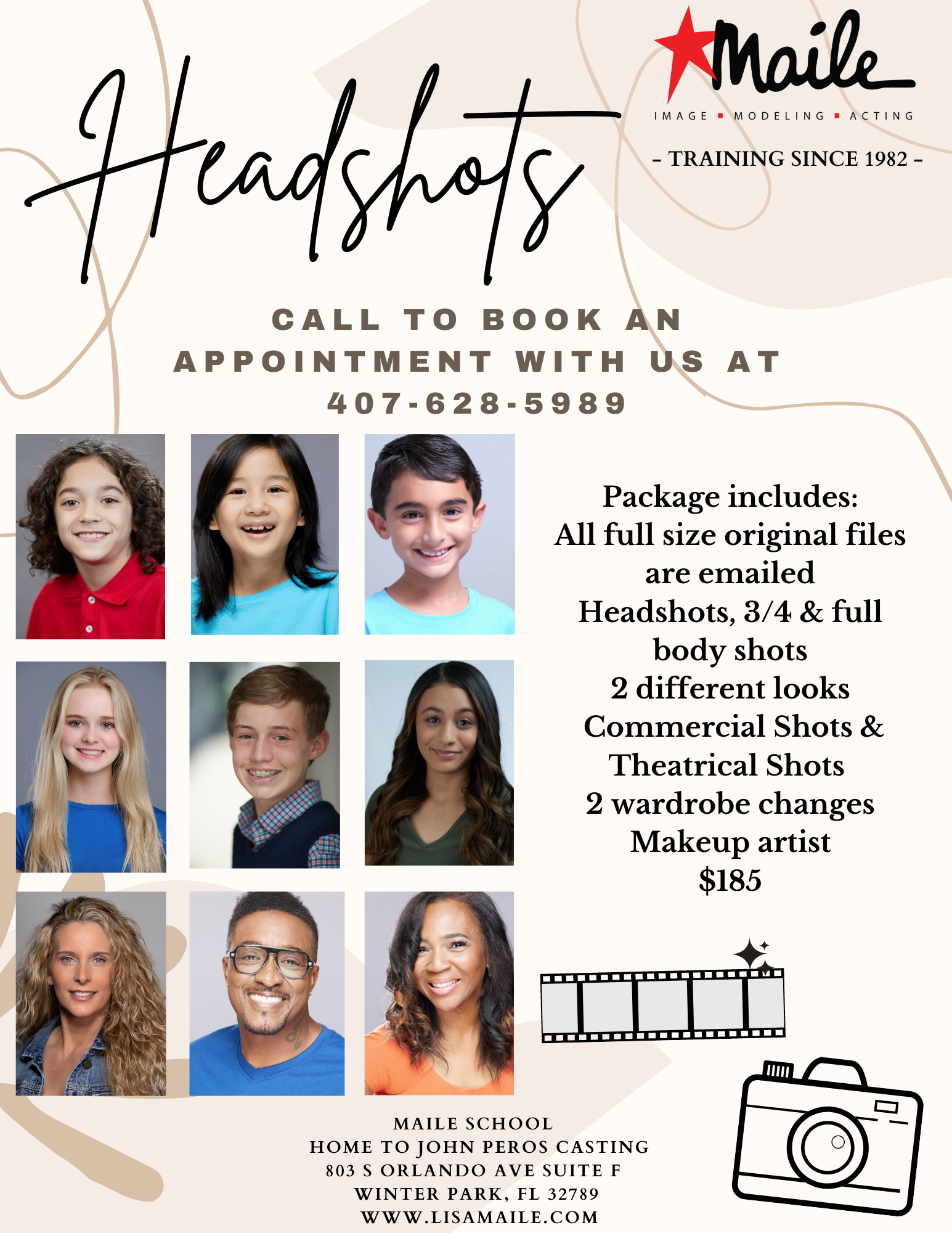 Maile School | Orlando, FL Acting & Modeling Classes